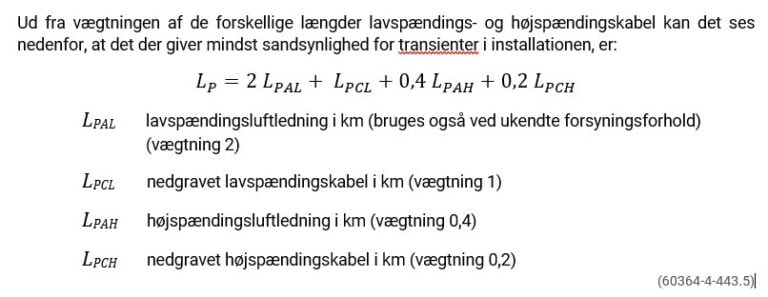 Beskyttelse mod overspænding - Elsikkerhed.dk